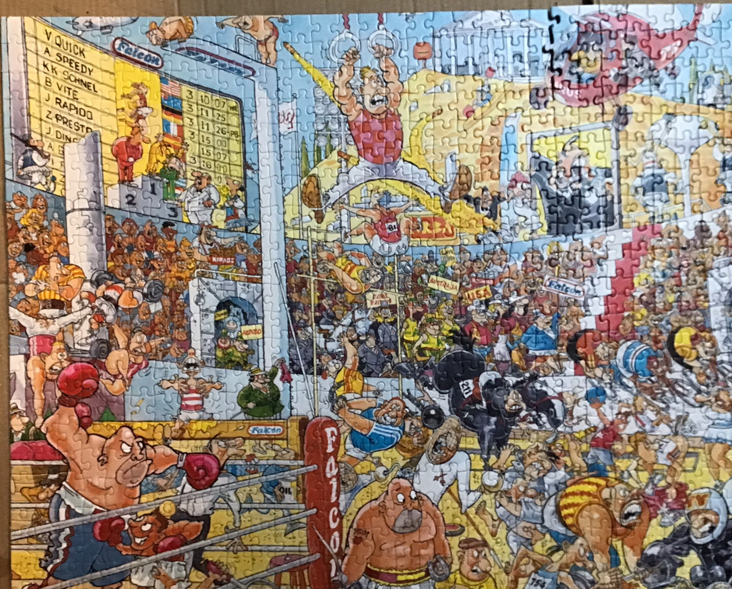 Wasgij Destiny Puzzle No 4 Retro...where It All Began. 1000 piece. Complete Used 8710126191781 ...