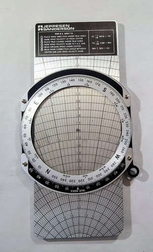 Vintage 1989 Jeppersen Sanderson Flight Computer | eBay