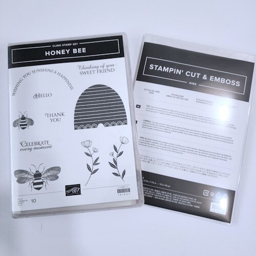 Stampin' Up HONEY BEE Stamp Set & DETAILED BEE Dies HIVE FLOWERS ...