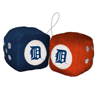 DETROIT TIGERS PLUSH FUZZY DICE - MLB BASEBALL - GREAT GIFT - FREE ...