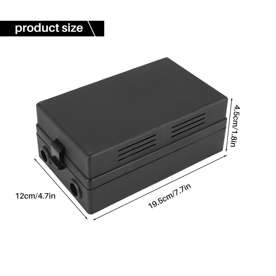 Car Blade Fuse Holder Relay Socket Black Box 18 Way Blade Fuse Holder ...