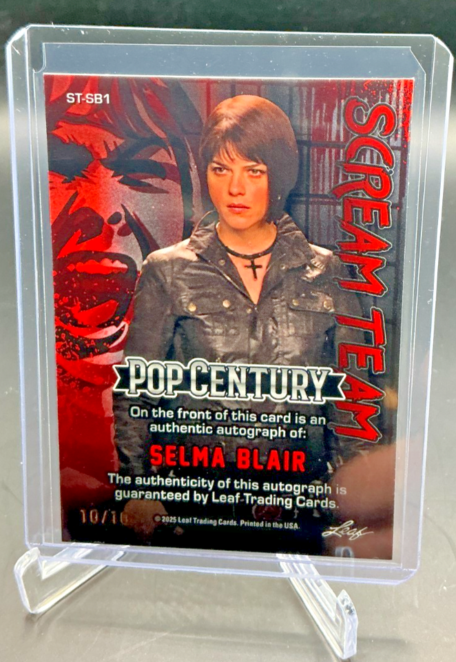 2025 Leaf Pop Century SELMA BALIR Silver AUTO 10/10 | eBay