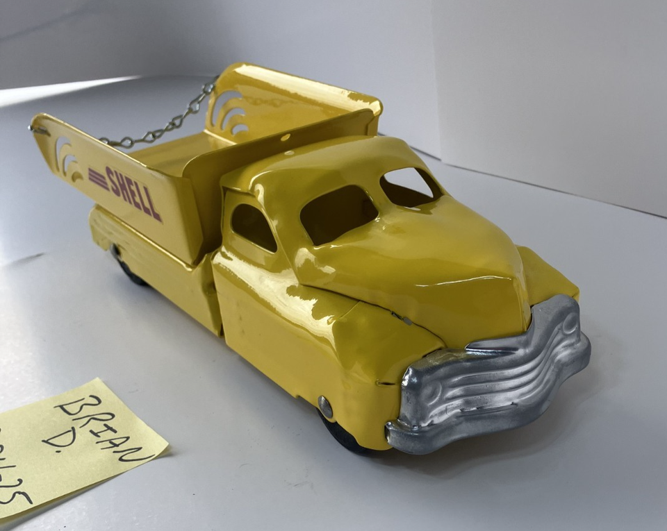 BUDDY L SHELL OIL DELIVERY TRUCK RESTORED WITH POWDER COAT 1949 | eBay