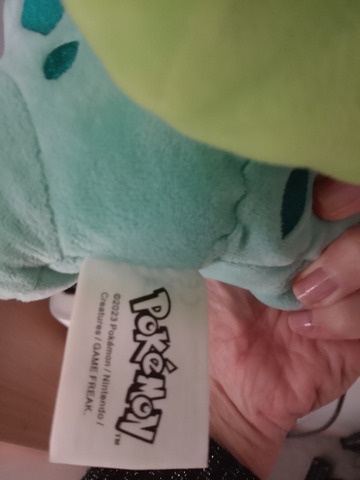 Pokémon Balbasaur Plush Soft Toy 22cm Grass Poison Type Gen 1 Pokémon ...