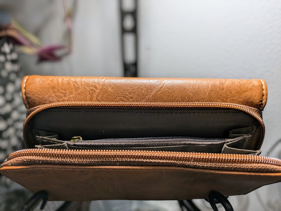 BOC Wallet Brown Leather | eBay