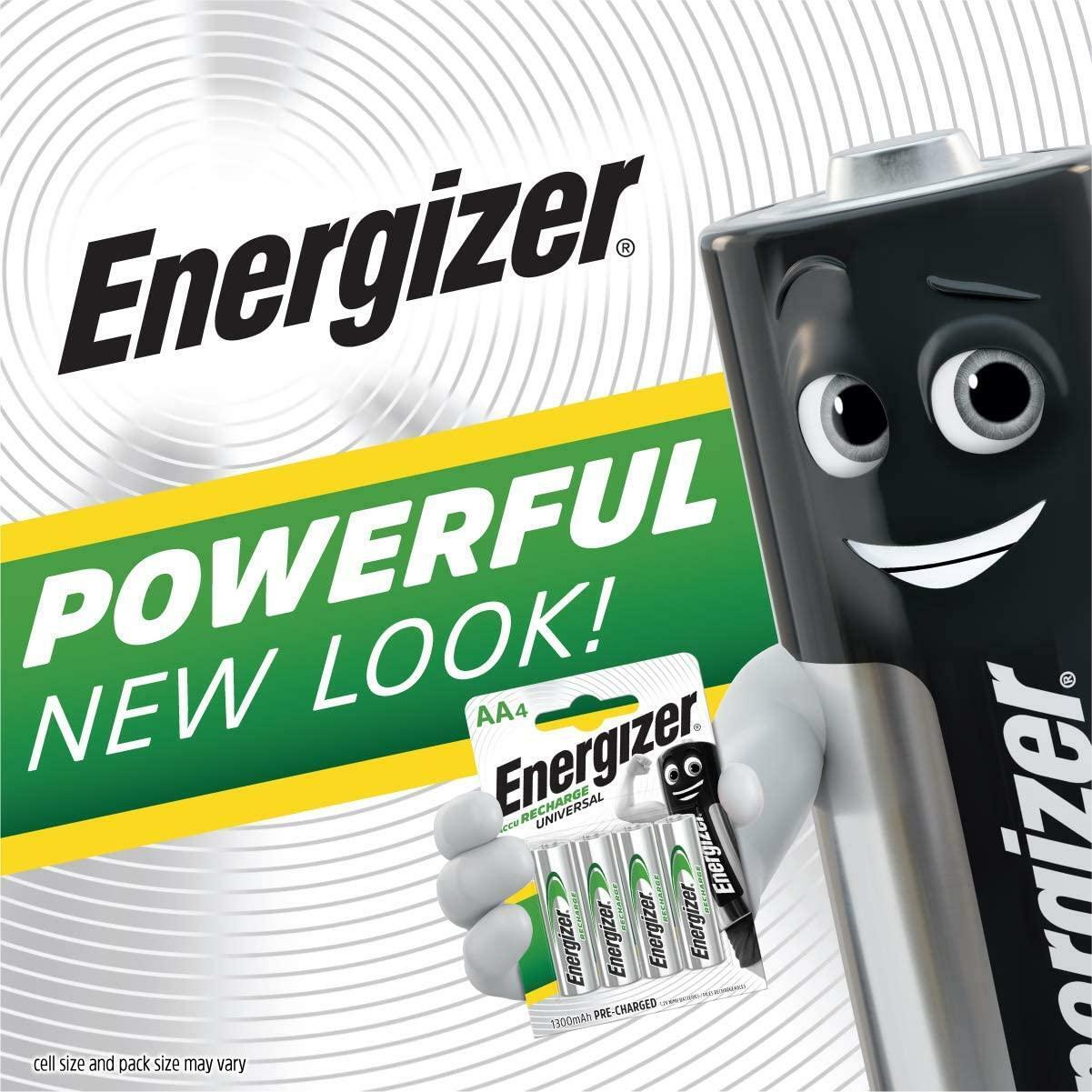 ENERGIZER AAA 500mAh POWER PLUS RECHARGEABLE BATTERIES PRE-CHARGED ...