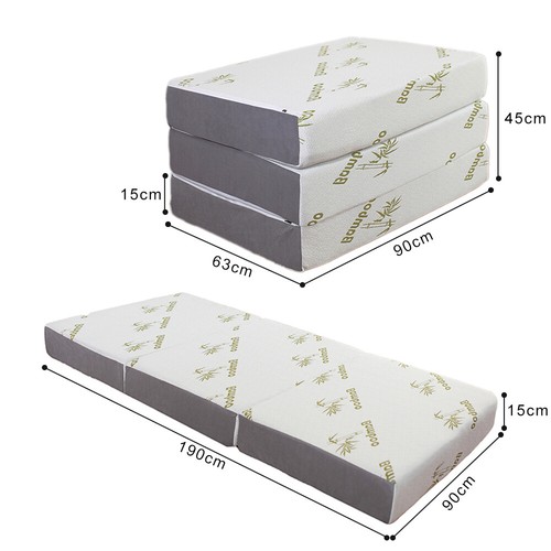 Foldable Mattress Single Tri Folding Mattress,3FT 4FT6 Multifunctional ...