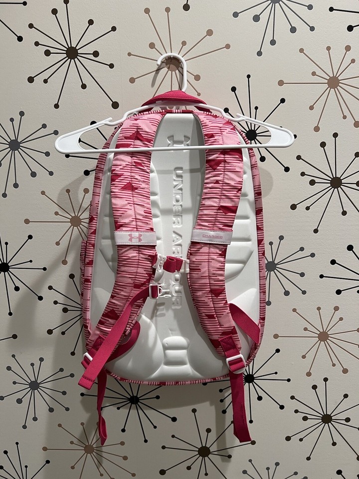 Under Armour Girls UAA Coalition Backpack Pink White 1353658 654 New | eBay