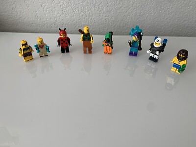 LEGO 8 Mini Figure from Series 21, #71029 Ladybug Police Castaway ...