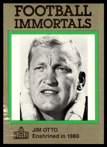 1985 FOOTBALL IMMORTALS JIM OTTO OAKLAND RAIDERS #95 | eBay