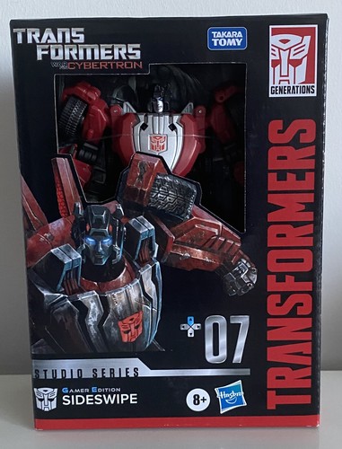 Transformers Studio Series Deluxe 07 Gamer Edition Sideswipe Figure ...