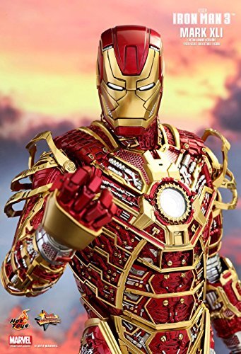 Movie Masterpiece Iron Man 3 Action Figure Iron Man Mark 41 Bones Retro ...
