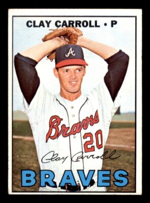 1967 Topps Baseball #219 Clay Carroll GD *e1 | eBay