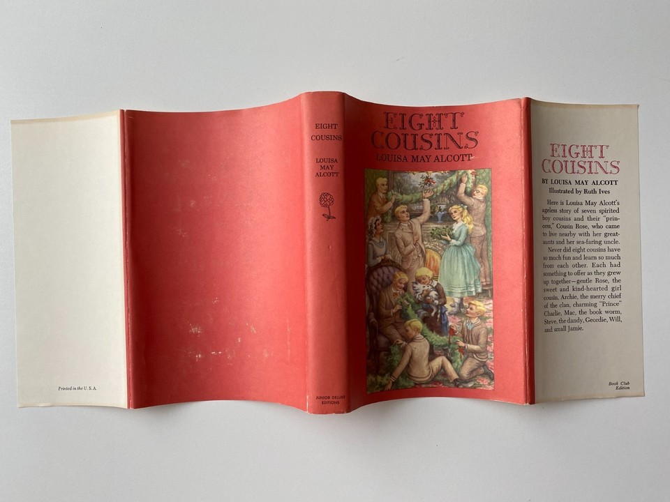EIGHT COUSINS~Louisa May Alcott~RUTH IVES~1958 Junior Deluxe Editions ...