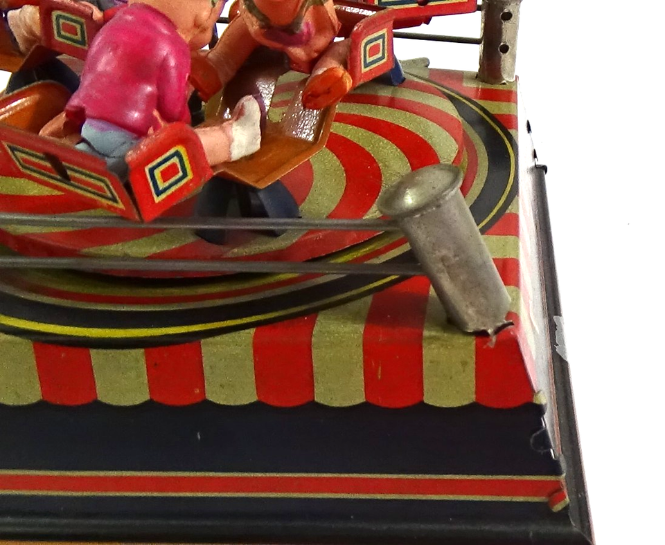 Vintage Tin Wind Up Carousel Carnival Ride Made in Japan #974 | eBay