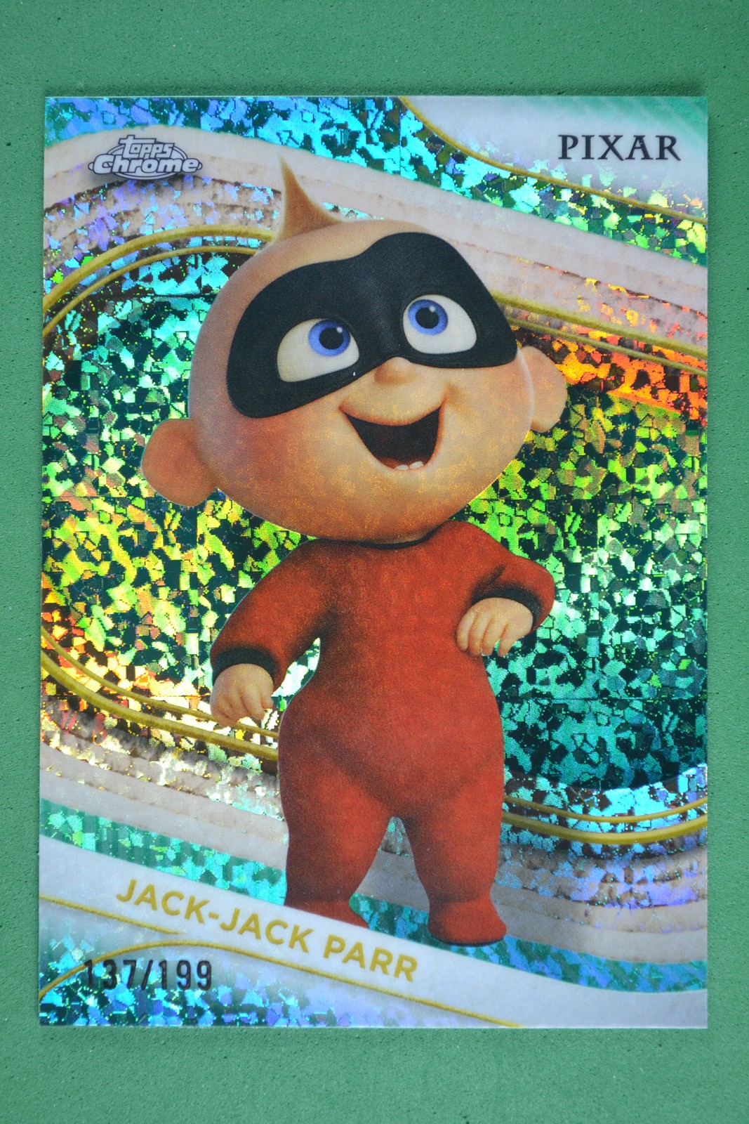 Jack-Jack Parr 2025 Topps Chrome Disney #153 Blue Mini Diamonds Refractor /150 Price Guide ...