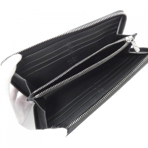 Authentic LOUIS VUITTON Monogram Eclipse Zippy Wallet Horizontal M11611 ...