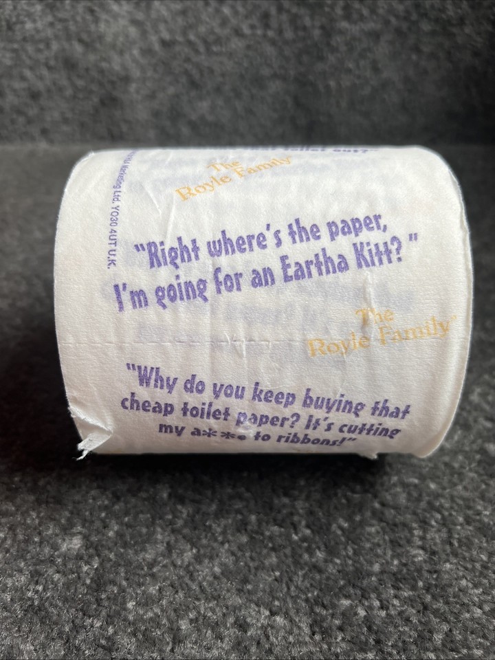 The Royal Family Tv Show Printed Bog Roll Toilet Paper Memorabilia (w ...