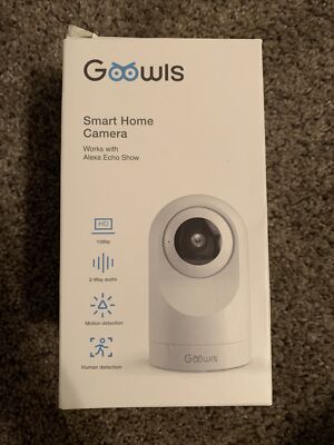 Goowis Smart Home Camera-works w/ Alexa-Echo-Show Open Box Brand New | eBay