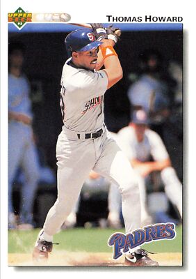 Thomas Howard 1992 Upper Deck #416 San Diego Padres | eBay