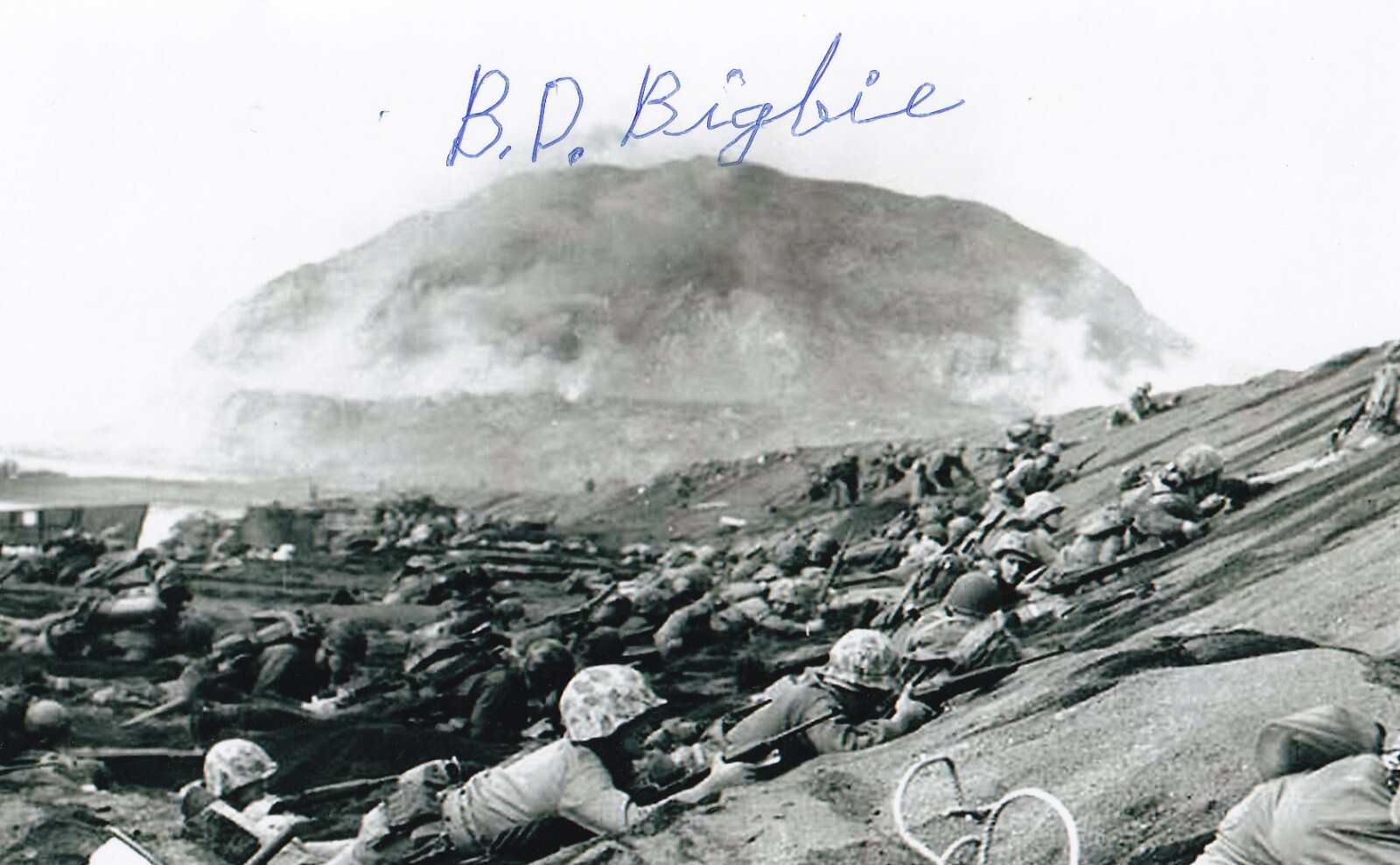 HBO The Pacific Barney Bigbie WWII Iwo Jima 1st Wave SIGNED 4x6 w/ John ...