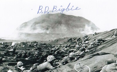 HBO The Pacific Barney Bigbie WWII Iwo Jima 1st Wave SIGNED 4x6 w/ John ...
