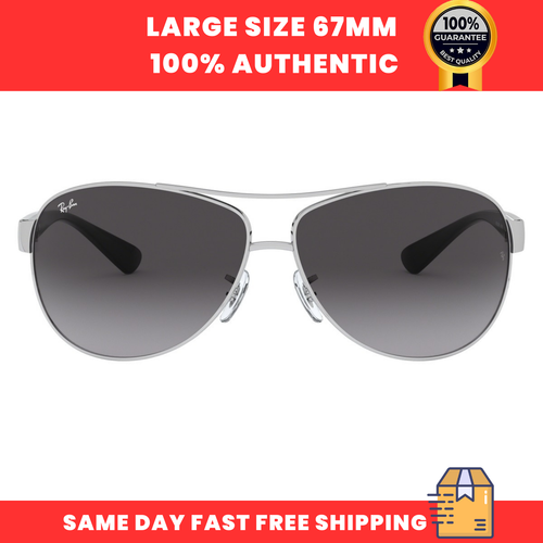 Ray-Ban Unisex Sunglasses RB3386 003/8G Silver Aviator Light Gray ...