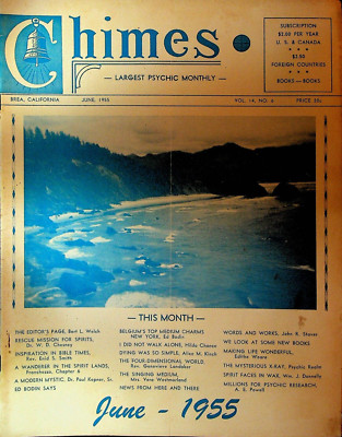 Chimes Magazine Psychic June 1955 Walter Russell Elise Des Jardins ...