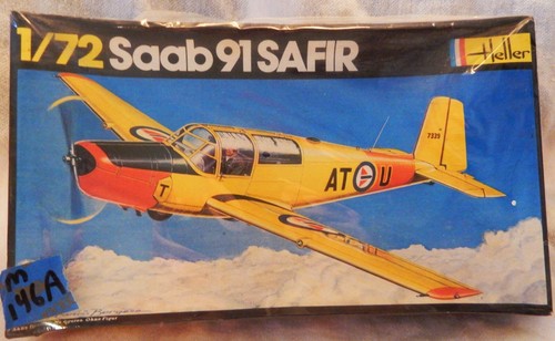 SAAB 91 SAFIR MILITARY/CIVILIAN TRAINER AIRPLANE NIB HO SCALE 1:72 ...