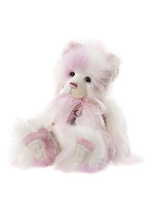 Charlie Bears - Gillian | Teddy Bear Plush - Pink Collectable Cuddly ...