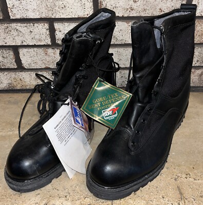Matterhorn Black Leather Combat Infantry Boots Gore-Tex Men’s Size 14-1 ...