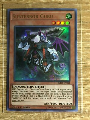 Yugioh | BLHR-EN084 - Subterror Guru - Ultra Rare - NM/M - 1st ed ...