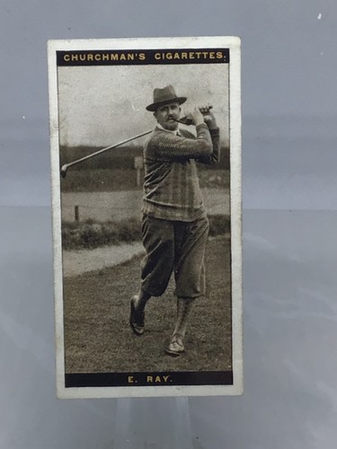 1927 Churchman's Famous Golfers - Tobacco Small #34 Edward Ray for sale ...