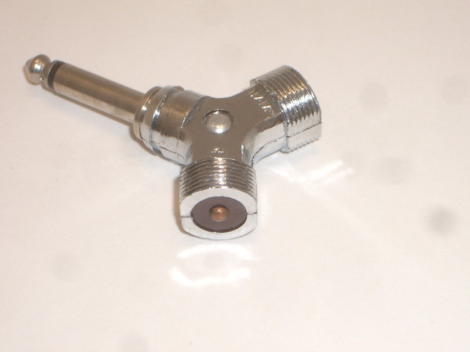 MONARCH 330M 5/8" DOUBLE SWITCHCRAFT 2501F MIC CONNECTOR TO 1/4" Y ...