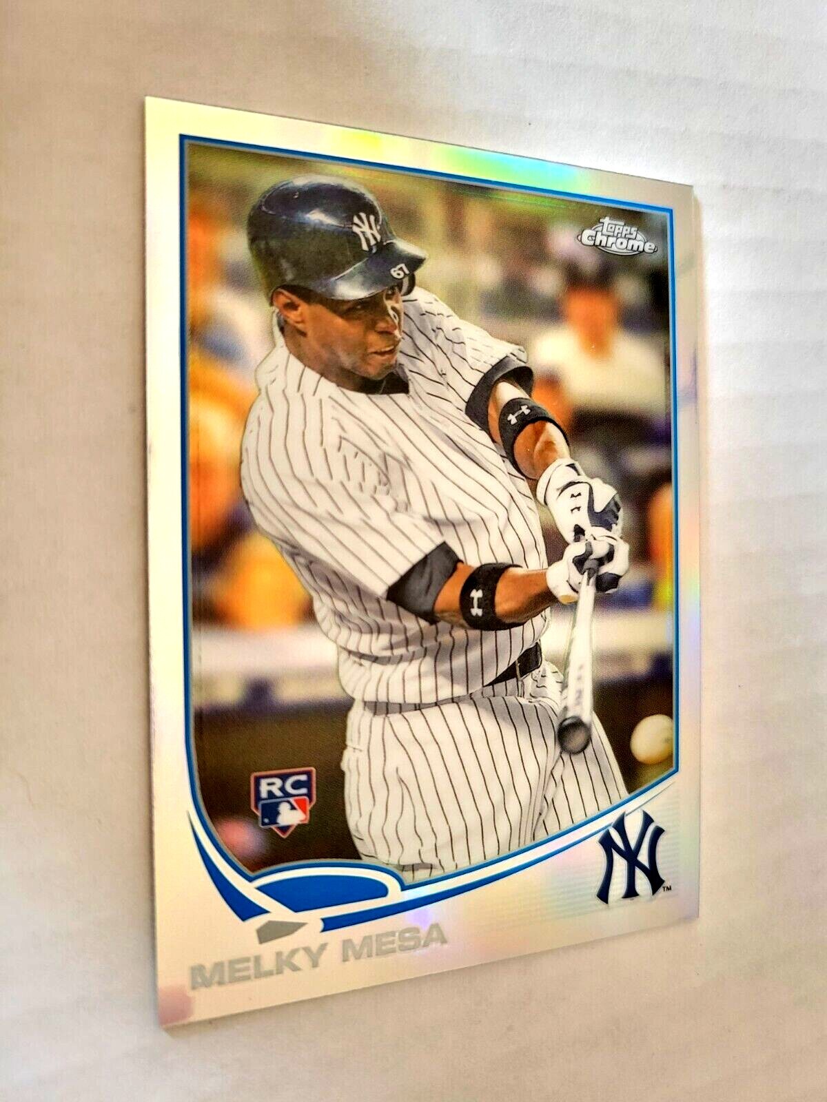 2013 Topps Chrome Refractor Melky Mesa #157 Rookie RC NEW YORK YANKEES ...
