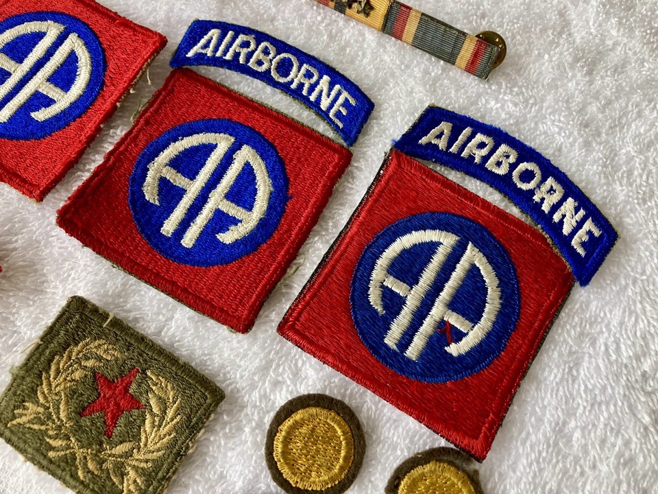WW2 Era Patches 82nd Airborne(x3) WWII Lot 70th Infantry Division ...