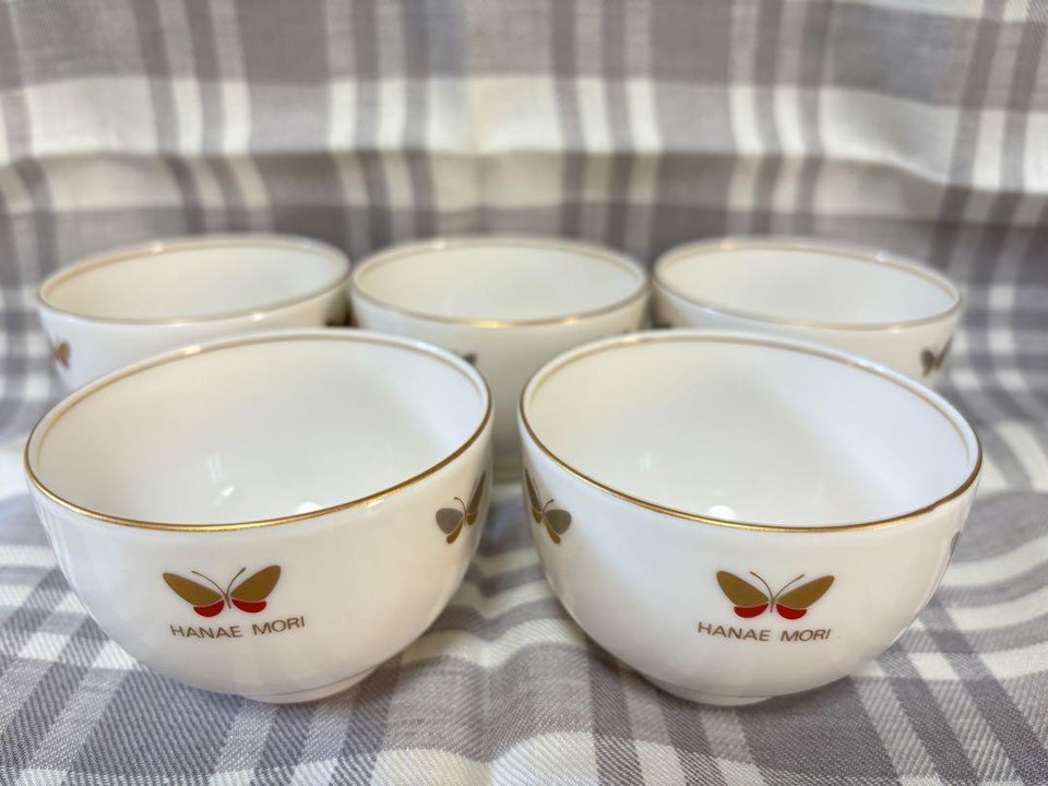 Hanae Mori Teacup Set Of 5 | eBay