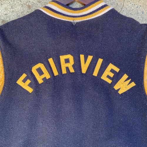 1981 VTG Nike Blazer 3-Pointer Sneakers + 80s VTG Fairview Wool Varsity ...