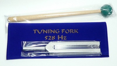 TFS Tuningforkshop 528 Hz Tuning Fork for Healing with mallet & pouch ...