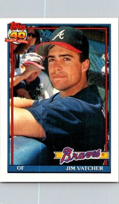 1991 Topps #196 Jim Vatcher | eBay