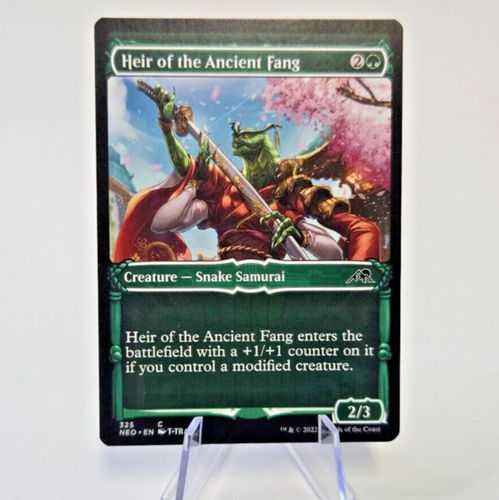 MTG Heir of the Ancient Fang (Kamigawa: Neon Dynasty) 325 Showcase ...