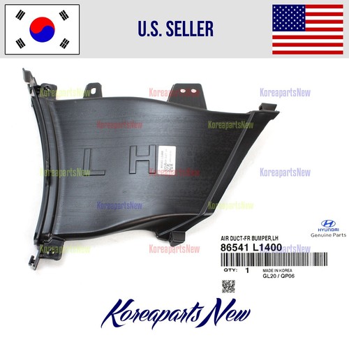 FRONT Bumper Duct Air Curtain Left DRIVER Side ⭐OEM⭐ Hyundai Sonata ...
