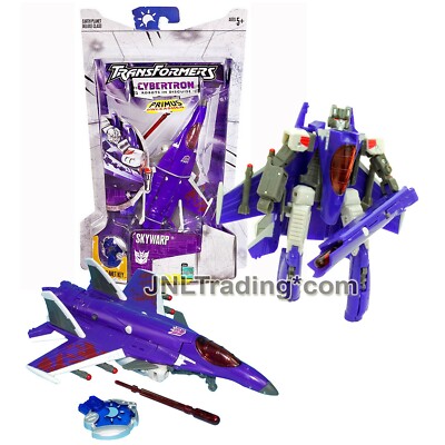 Year 2005 Transformers Cybertron Deluxe 6 Inch Figure - SKYWARP Fighter ...