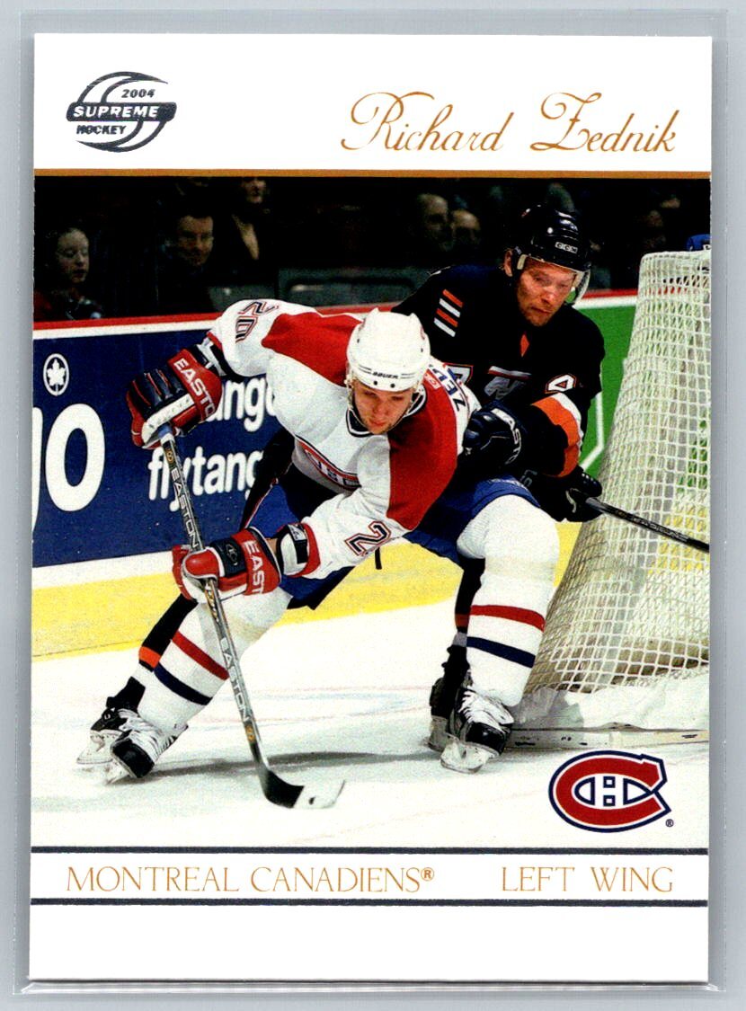 2003 Pacific Supreme #53 Richard Zednik Montreal Canadiens | eBay