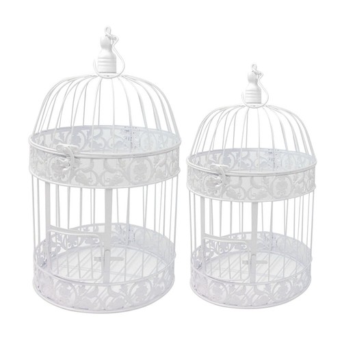 Hanging Decorative Bird Cage Planter Flower Pot Holder Wedding Table ...
