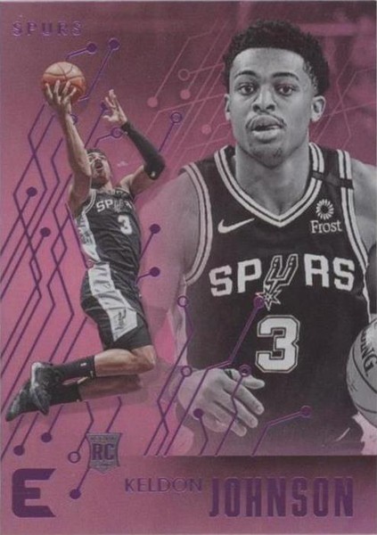 2019-20 Panini Chronicles - Essentials Pink #213 Keldon Johnson (RC ...