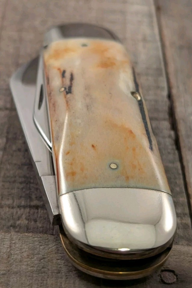 RARE 1994 Case XX Classics Polished Stag Long Pull 4.5" Elephant Toe ...