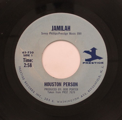 Houston Person - 45 - Jamilah / Goodness On Prestige | eBay