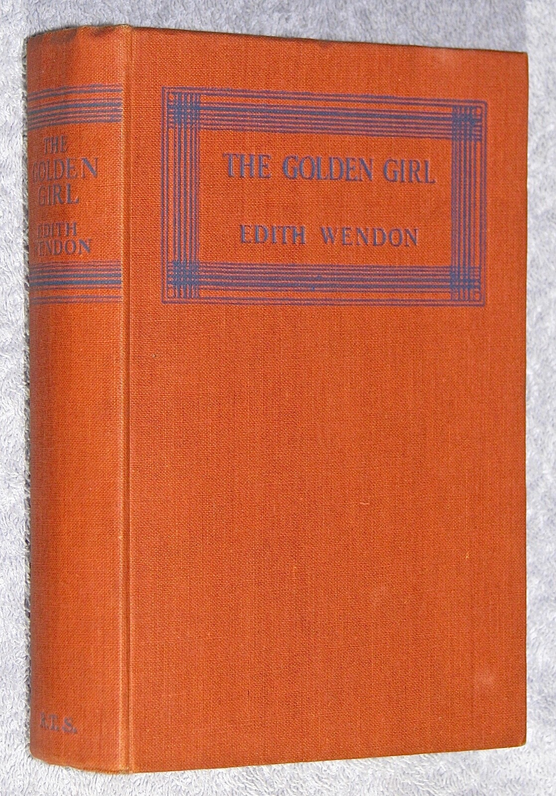 1935~Rare~1st~THE GOLDEN GIRL~Edith A. Wendon~GIRLS SCHOOL ADVENTURE ...