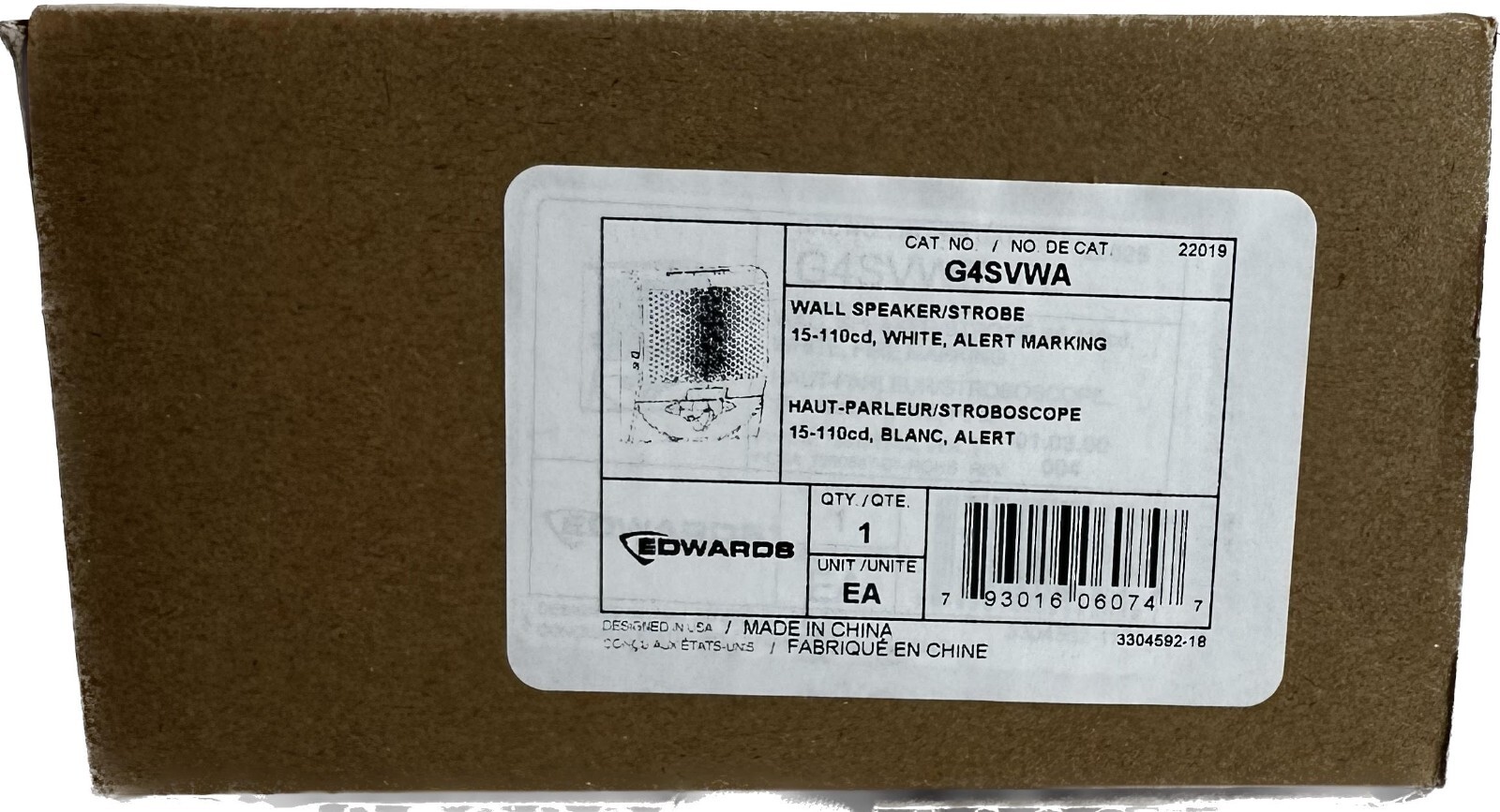 EDWARDS G4SVWF SPEAKER STROBE for sale online | eBay